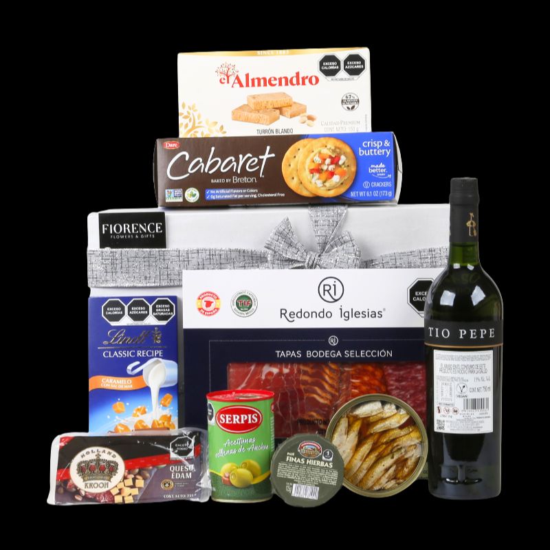 Christmas Gift with Tio Pepe Sherry and Charcuterie - Giftbaskets ...
